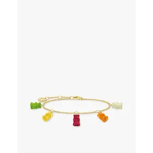 THOMAS SABO X Haribo Gold-plated Charm Bracelet - Gold-plated & Glass
