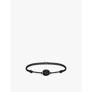 THOMAS SABO Karma Secret Obsidian Beaded Bracelet - Textile & Obsidian