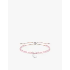 THOMAS SABO Sterling Silver And Rose Quartz Bracelet - Silver & Rose Quartz