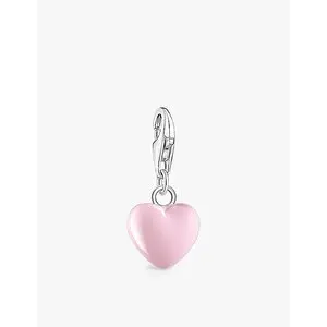 THOMAS SABO Heart Charm - Silver & Enamel