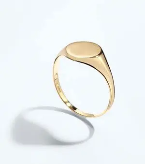 Mateo 14kt Yellow Signet Ring
