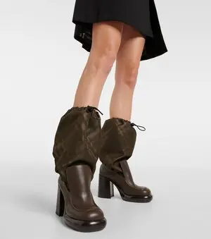 Burberry Check Knee-high Boots