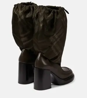Burberry Check Knee-high Boots - Multicoloured