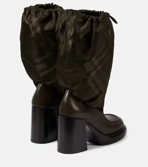 Burberry Check Knee-high Boots