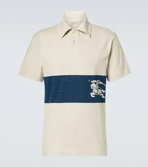 Burberry Ekd Cotton Polo Shirt - Beige