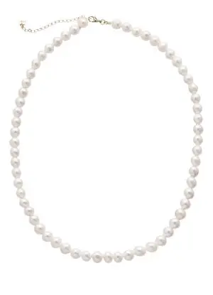 Mateo 14kt Gold Necklace With Freshwater Pearls - White