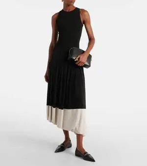 Victoria Beckham Croc-effect Leather Loafers