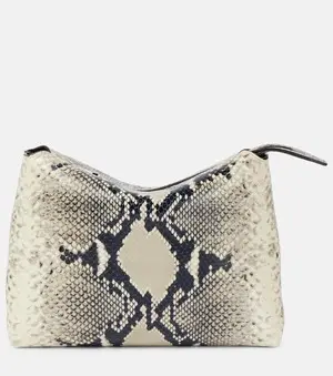 Khaite Lina Snake-effect Leather Crossbody Bag - Multicoloured