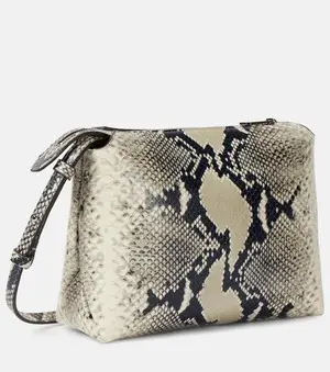 Khaite Lina Snake-effect Leather Crossbody Bag - Multicoloured
