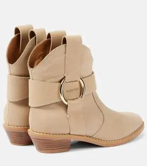 See By Chloé Ring 40 Leather Ankle Boots