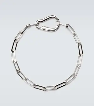 Mateo Carabiner Chain Bracelet - Silver