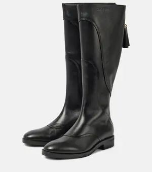 See By Chloé Tassel Leather Knee-high Boots