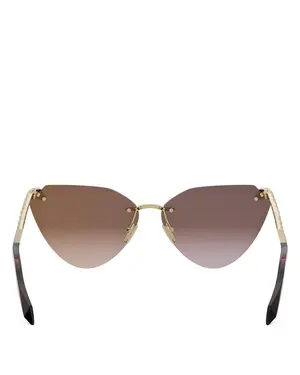 BVLGARI Serpenti Cat Eye Sunglasses - Gold/brown Gradient