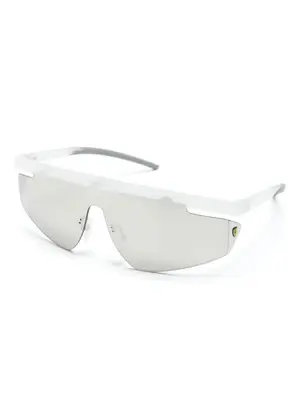 SCUDERIA FERRARI Wraparound-frame Sunglasses - Silver