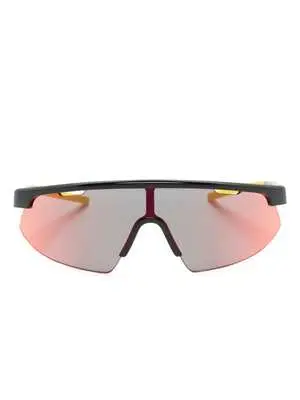 SCUDERIA FERRARI Shield-frame Sunglasses - Black