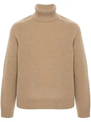 MAISON MARGIELA Roll-neck Wool Jumper - Neutrals