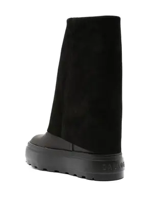Casadei Folded-top Mid-calf Boots - Black