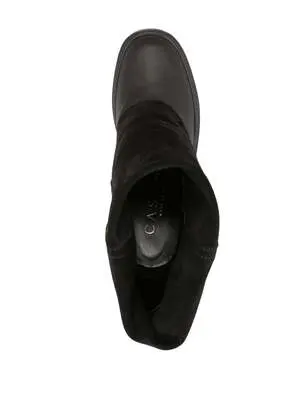 Casadei Folded-top Mid-calf Boots - Black
