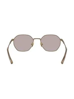 Brunello Cucinelli Hexagonal Sunglasses - Gold