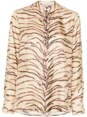 Stella McCartney Tiger-print Shirt - Neutrals