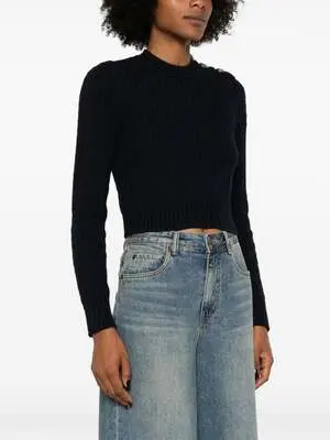 Chloé Cable-knit Cropped Jumper