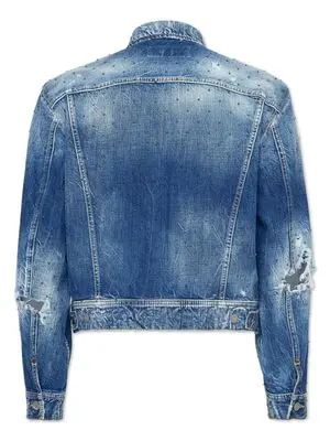 Dsquared2 Beaded Denim Jacket