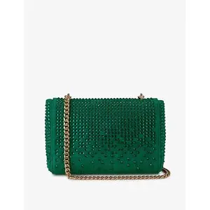 Mulberry Lily Crystal-embellished Suede Shoulder Bag