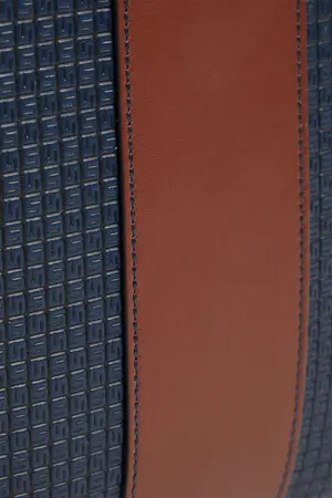 SERAPIAN Embossed Coated-canvas Messenger Bag