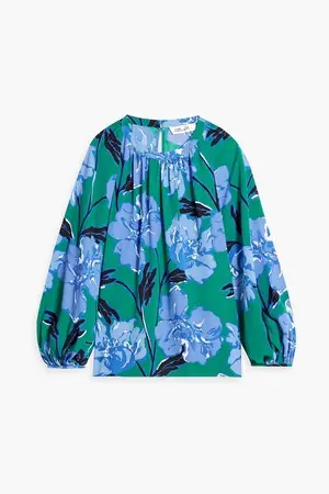 Diane Von Furstenberg Floral Blouses