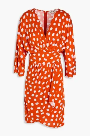 Diane Von Furstenberg Orange Dresses