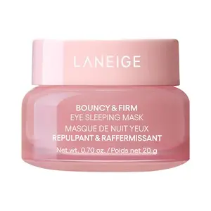 LANEIGE Bouncy & Firm Eye Brightening Sleeping Mask With Peony + Collagen Complex - One-color