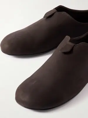 Loro Piana Floaty Nubuck Loafers