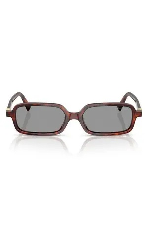 Miu Miu 52mm Rectangular Sunglasses - Grey