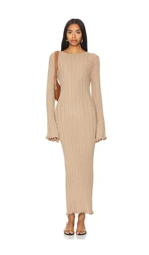 SNDYS. Baha Long Sleeve Maxi Dress