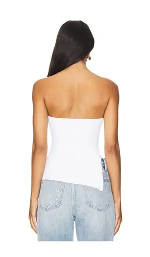 SNDYS. Novalie Ribbed Knit Jersey Top
