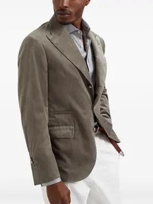 Brunello Cucinelli Single-breasted Corduroy Blazer