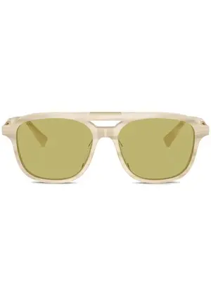 Brunello Cucinelli Pilot Sunglasses - Yellow