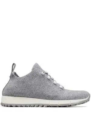 JIMMY CHOO Veles Embellished Sock Trainers - Grey
