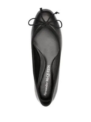 Alexander McQueen 20mm Armadillo Ballet Flats - Black