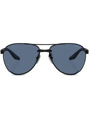 Prada Prada Linea Rossa Pilot-frame Sunglasses Black