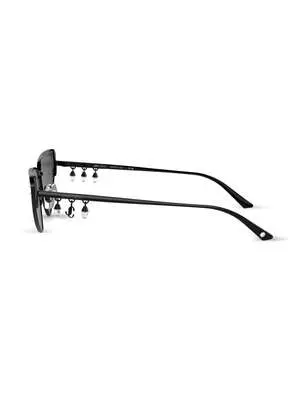 JIMMY CHOO Kristal Sunglasses - Black