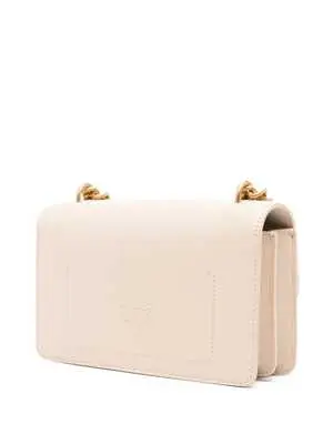 Pinko Mini Love One Crossbody Bag - Neutrals