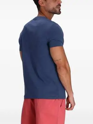 Polo Ralph Lauren Logo-embroidered Cotton T-shirt - Blue