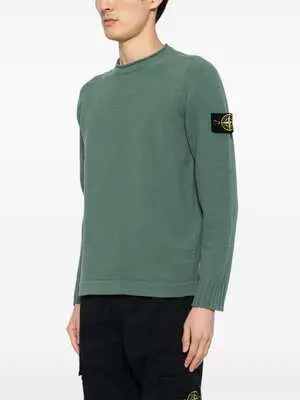 Stone Island Compass-motif Knit Jumper