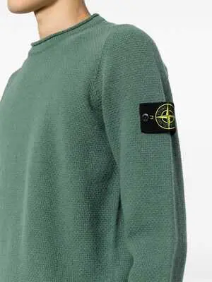 Stone Island Compass-motif Knit Jumper