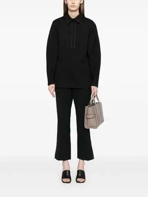 Victoria Beckham Decorative-stitching Polo Top