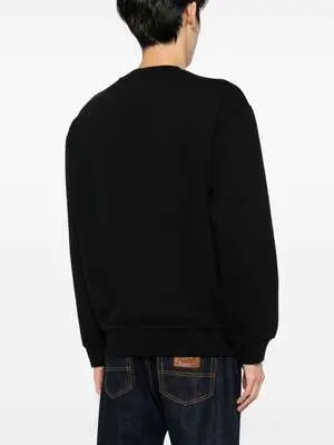 A.p.c. V.p.c." Logo Print Crewneck Sweatshirt - Black