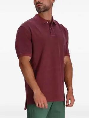 Polo Ralph Lauren Logo-embroidered Cotton Polo Shirt - Red