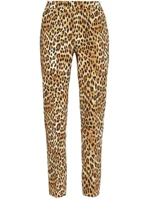 Moschino Animal-print Trousers