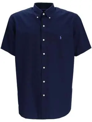 Polo Ralph Lauren Logo-embroidered Short-sleeve Shirt - Blue
